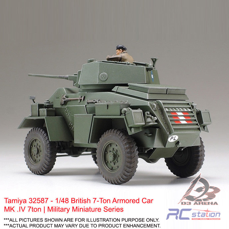 Tamiya #32587 - 1/48 British 7-Ton Armored Car MK .IV 7ton | Military – RC Station & D3 Arena ...