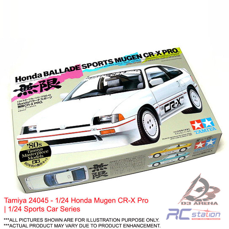 Tamiya #24045 - 1/24 Honda Mugen CR-X Pro | 1/24 Sports Car Series – RC Station & D3 Arena ...