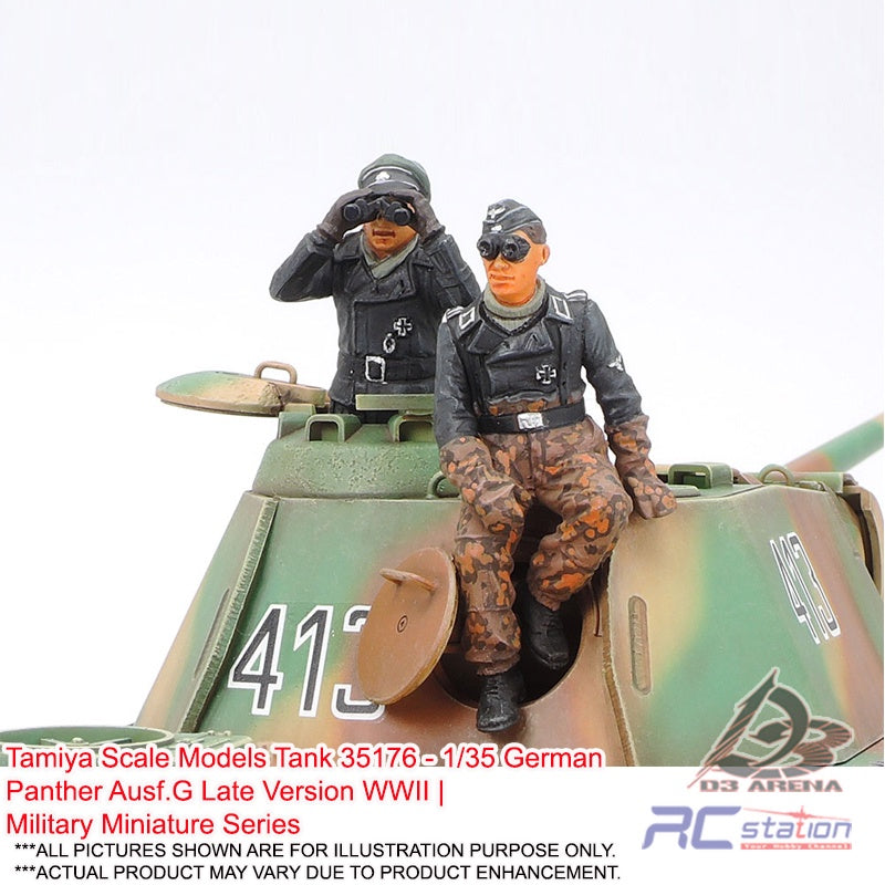 Tamiya Scale Models Tank #35176 - 1/35 German Panther Ausf.G Late Vers ...