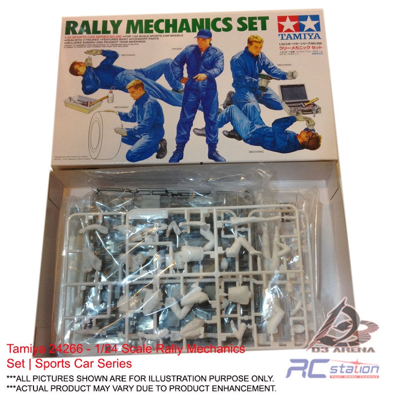 Tamiya #24266 - 1/24 Scale Rally Mechanics Set | Sports Car Series – RC ...