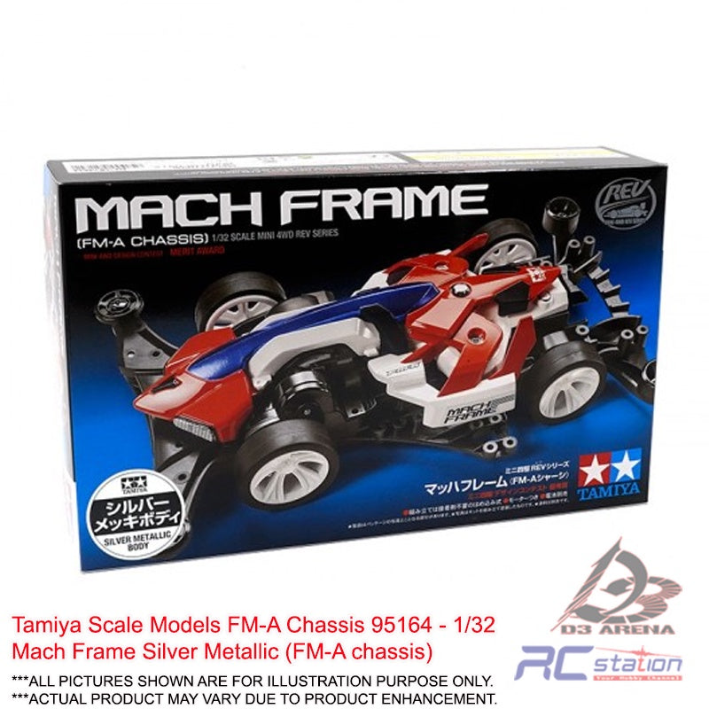 Tamiya #95164 - 1/32 Mach Frame Silver Metallic (FM-A chassis) – RC ...
