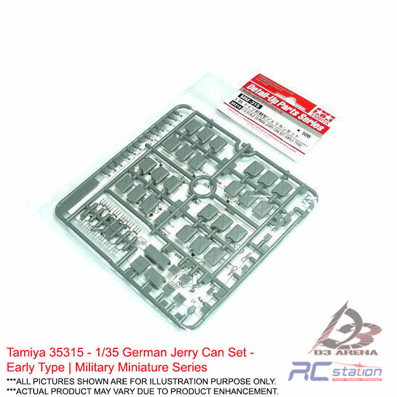 Tamiya Scale Models #35315 - 1/35 German Jerry Can Set - Early Type ...