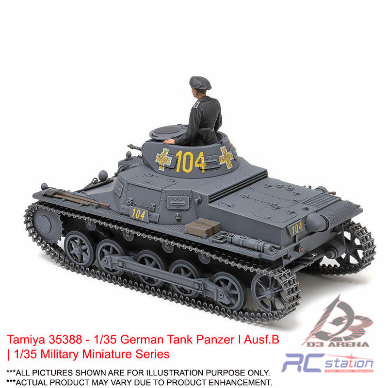Tamiya #35388 - 1/35 German Tank Panzer I Ausf.B | 1/35 Military Minia ...