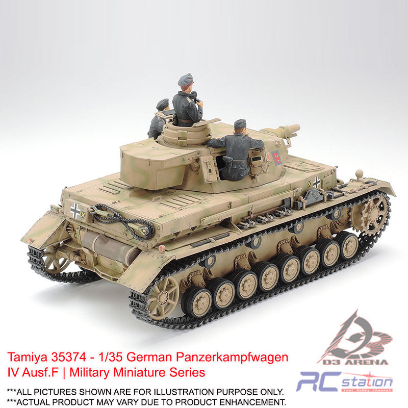 Tamiya #35374 - 1/35 German Panzerkampfwagen IV Ausf.F | Military Mini ...