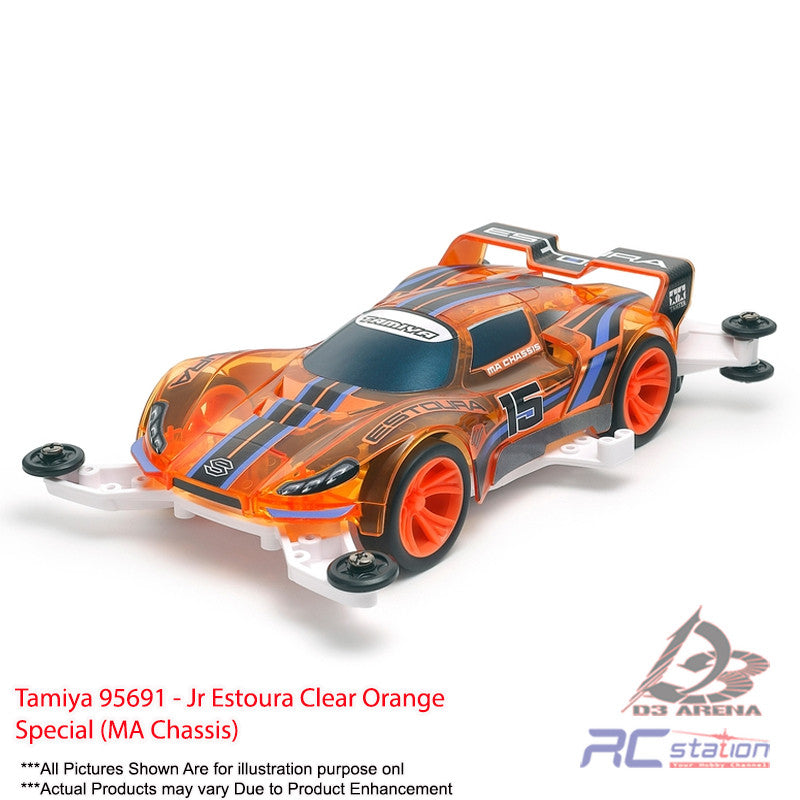 Tamiya #95691 - Jr Estoura Clear Orange Special (MA Chassis) – RC ...