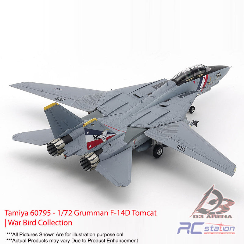 Tamiya #60795 - 1/72 Grumman F-14D Tomcat | War Bird Collection – RC ...
