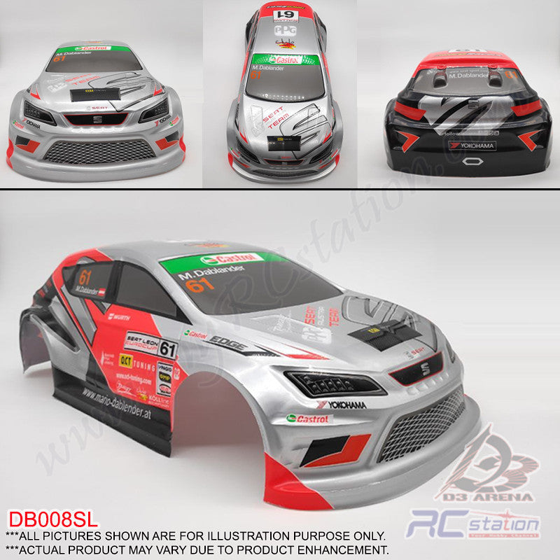 PVC 1/10 Body Shell - Ateca Suv W:200 WB255 - BD008 – RC Station & D3 ...