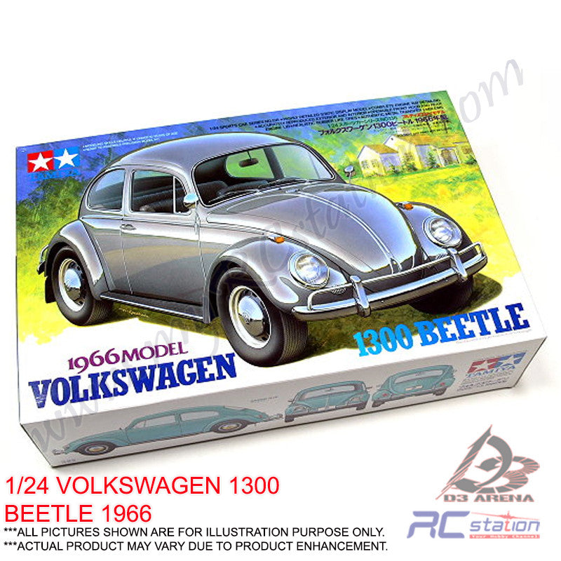 Tamiya Model #24136 - 1/24 Volkswagen 1300 Beetle 1966 [24136] – RC ...