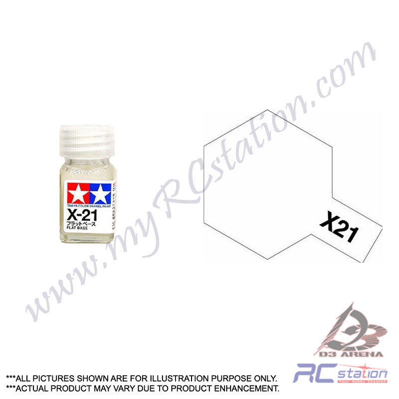 Tamiya Enamel X-21 Flat Base Paint (Gloss) – RC Station & D3 Arena ...