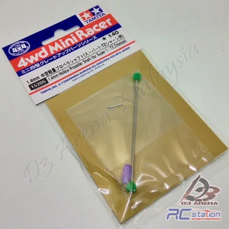 Tamiya #15205 - 1.4mm Hollow Pro.Shaft (S.1/TZ Chas.) [15205] – RC ...