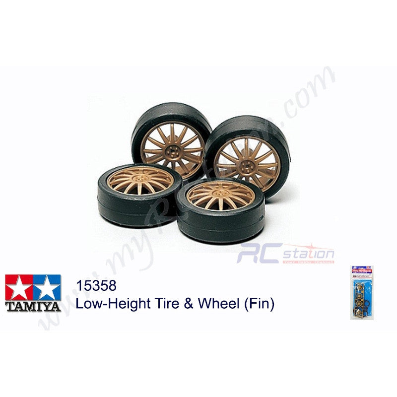 Tamiya #15358 - Low-Height Tire & Wheel (Fin)[15358] – RC Station & D3 ...