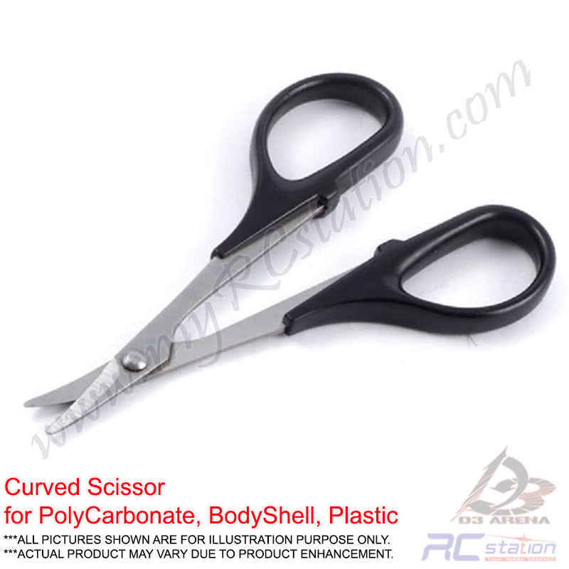 Curved Scissors for PolyCarbonate, Body Shell, Plastics – RC Station ...