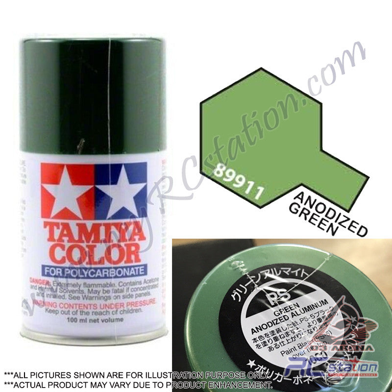 Tamiya PS Anodized Green - 100ml Spray Can #89911 – RC Station & D3 ...
