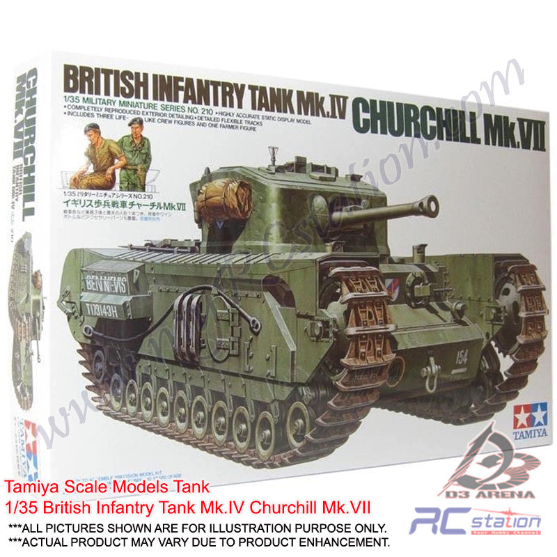 Tamiya Scale Models Tank #35210 - 1/35 British Infantry Tank Mk.IV Chu ...